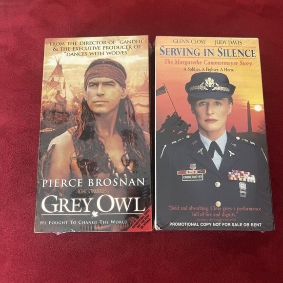 Media | New Serving In Silence Grey Owl Vhs Lot Of 2 Promotional Copies ...